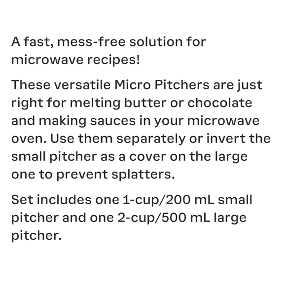 Tupperware | Kitchen | Nwt Tupperware Brand Micro Pitchers 2piece Set ...